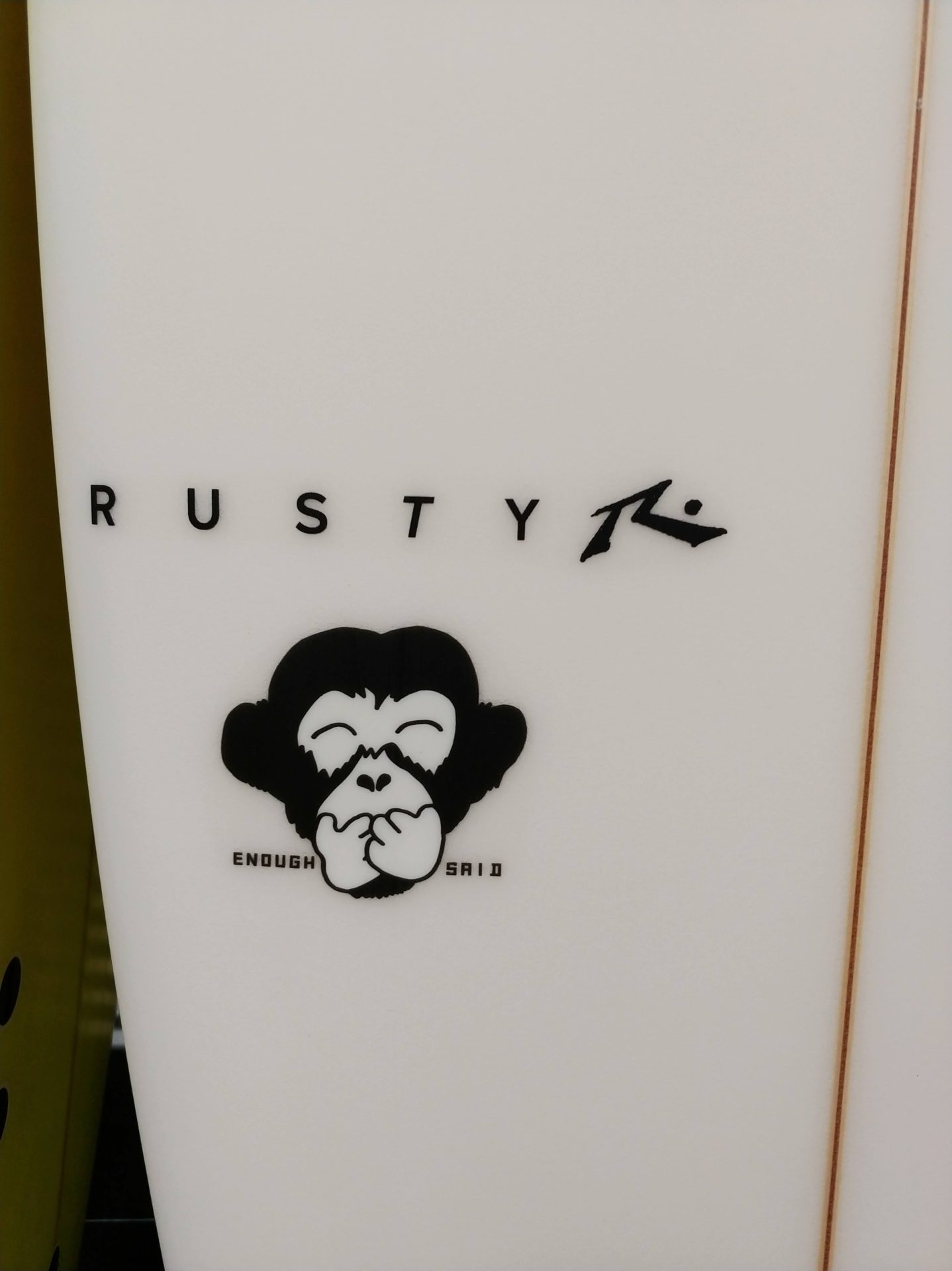 中古サーフボード RUSTY ENOUGH SAID / リサイクルショップ三喜「宮崎で中古品の買取・販売」