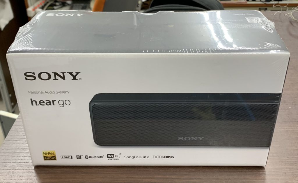 Bluetoothスピーカー SONY h.ear go SRS-HG1 入荷 / デジタル家電